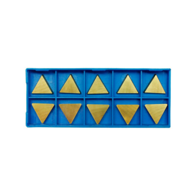 10 PC TPG-322 TP322 C6 Tin Coated Carbide Inserts Indexable Turning ...