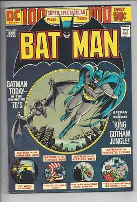 Batman #254 F- (5.5) 1974 Cardy Man-Bat Cover ***100 Page Spectacular ...