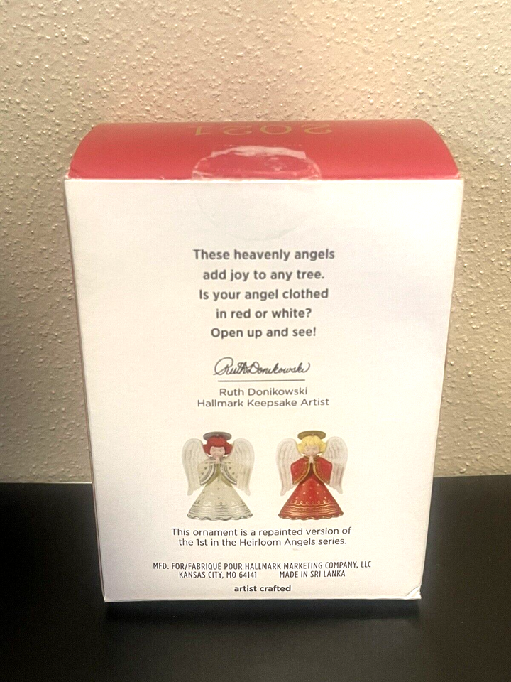 2021 Hallmark Keepsake Heirloom Angels Surprise Christmas Ornament ...