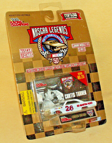 NASCAR LEGENDS CURTIS TURNER ED MARTIN FORD 50TH ANNIV CARD STAND LTD ...