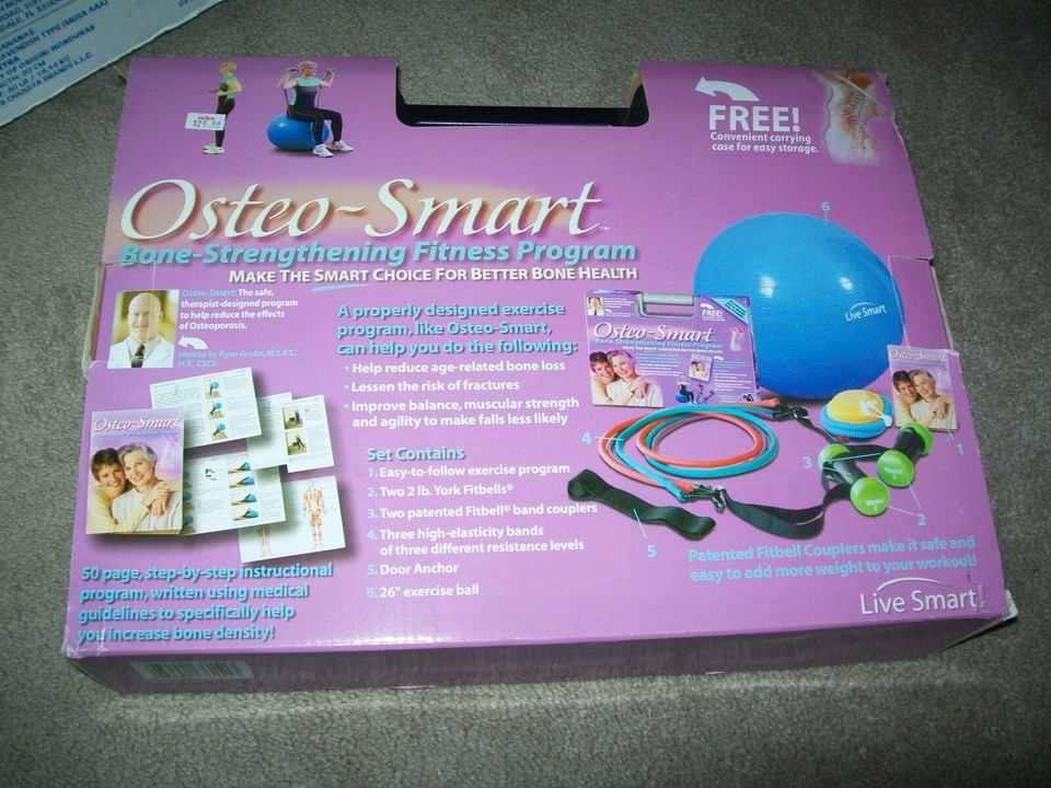 OSTEO-SMART Bone-Strengthening Health & Fitness Program with Case NEW ...