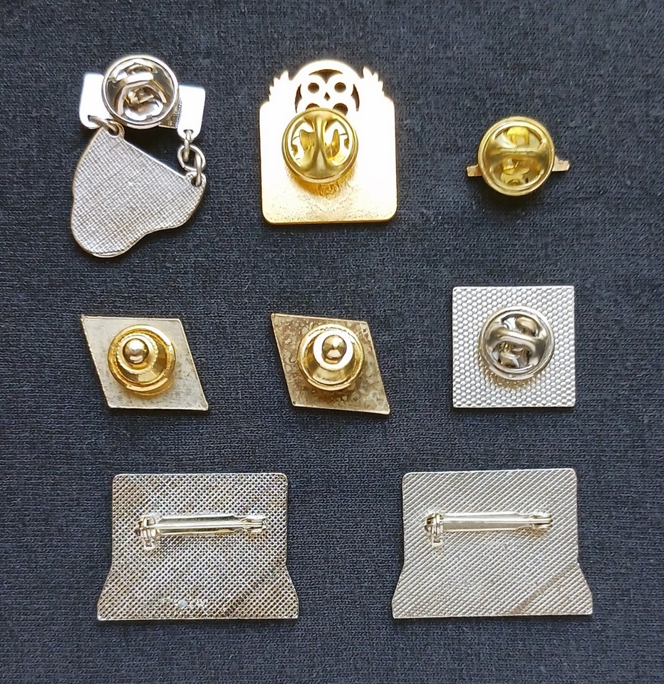 Lot of 8 Souvenir Pins from National Association Of Broadcasters ...