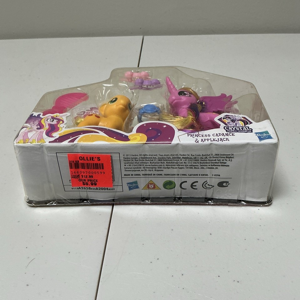 My Little Pony 2012 Crystal Princess Cadance & Applejack G4 RARE NIB ...