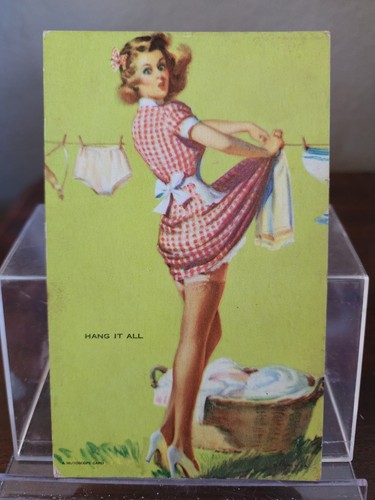 Mutoscope Pin Up Card - Hang It All - Follies Girls | eBay