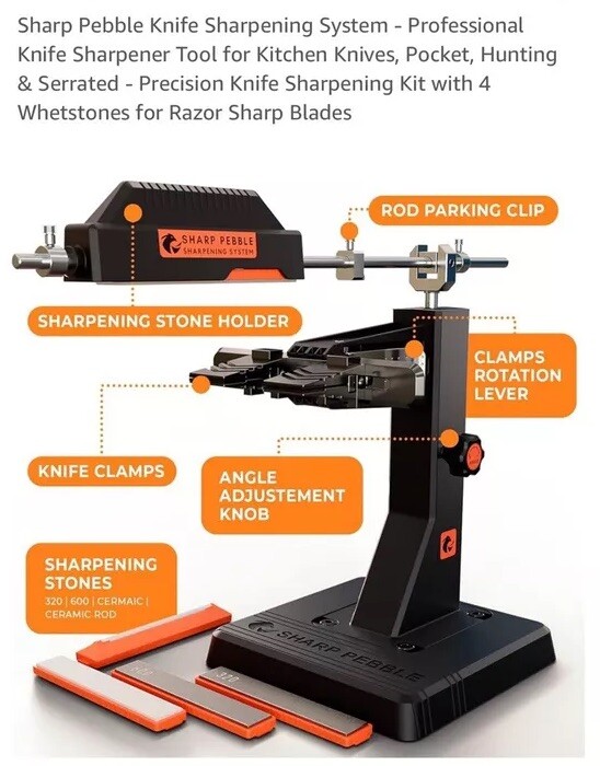 Sharp Pebble Knife Sharpening System - Professional Knife Sharpener | eBay