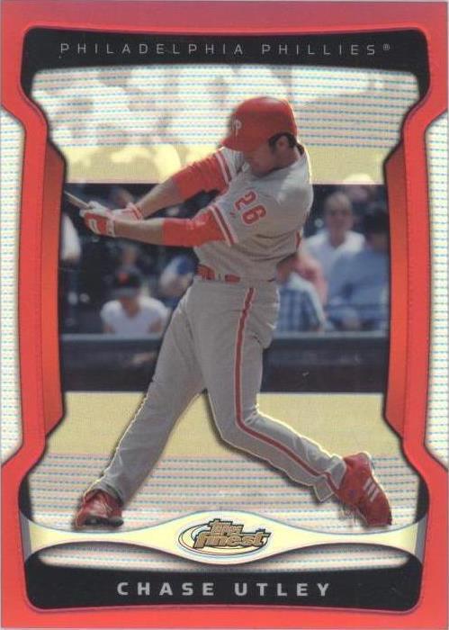 2009 Topps Finest - Chase Utley #26 Red Refractor /25 for sale online ...
