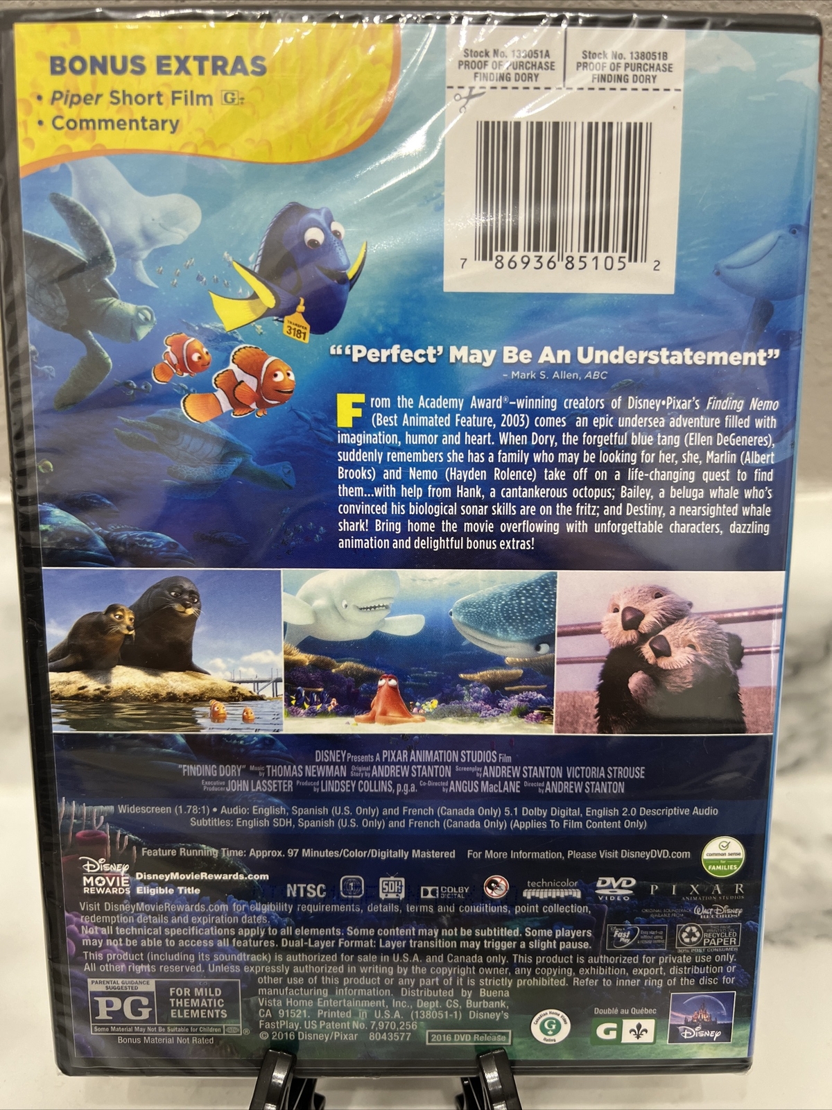 Finding Dory (DVD, 2016) for sale online | eBay