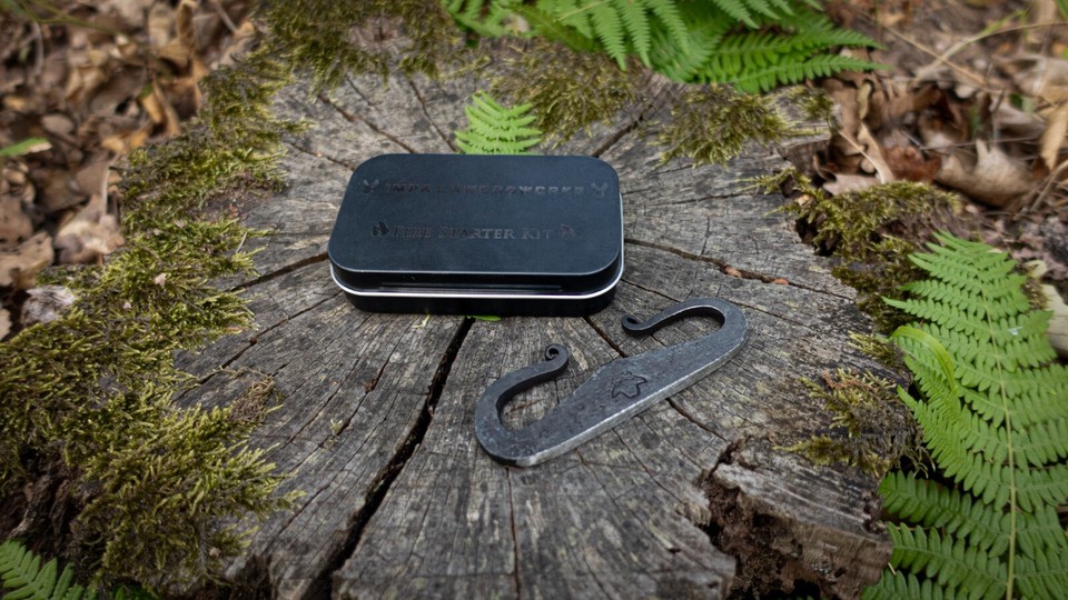 Flint Steel Fire Starter Kit, Medieval Firesteel, Handforged Steel ...