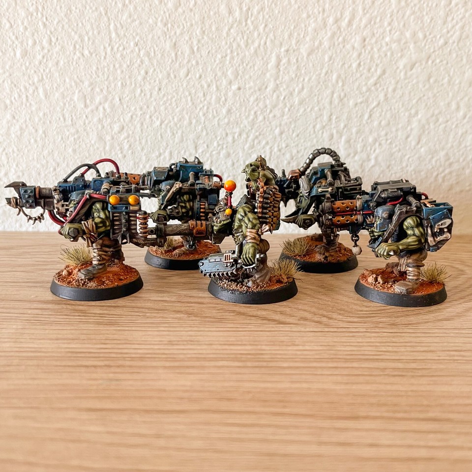 Warhammer 40k Xenos - Painted Orks Army - (251) | eBay