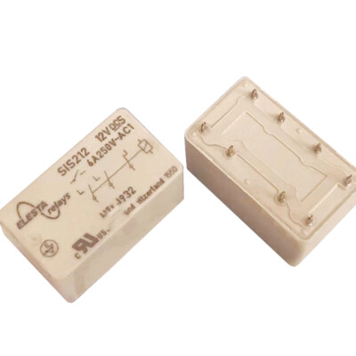2Pcs ELESTA SIS212 12VDC Solid State Relay 6A 250VAC 8Pins | eBay