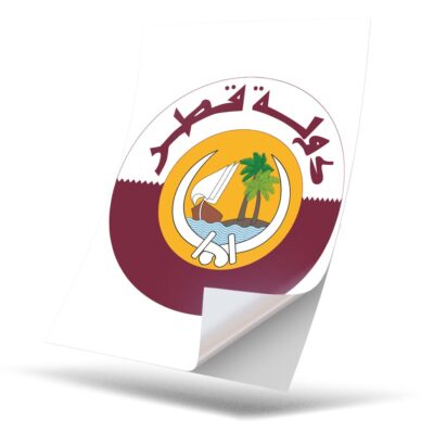 1 x Vinyl Sticker A4 - Qatar Doha Flag Travel Arab #5404 | eBay UK