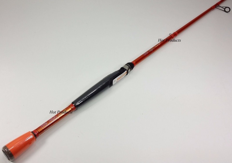 7' MEDIUM SPINNING Carrot Stix ORANGE Alpha Bass Fishing Rod CWA701M-M ...