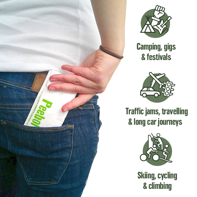 Peebol by SHEWEE Unisex She Can Wee Pee Disposible Urine Bags for ...