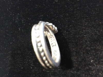 Bill Wall Spoon Silver Ring w/Blue Stn 8.5gr (Size 7) | eBay