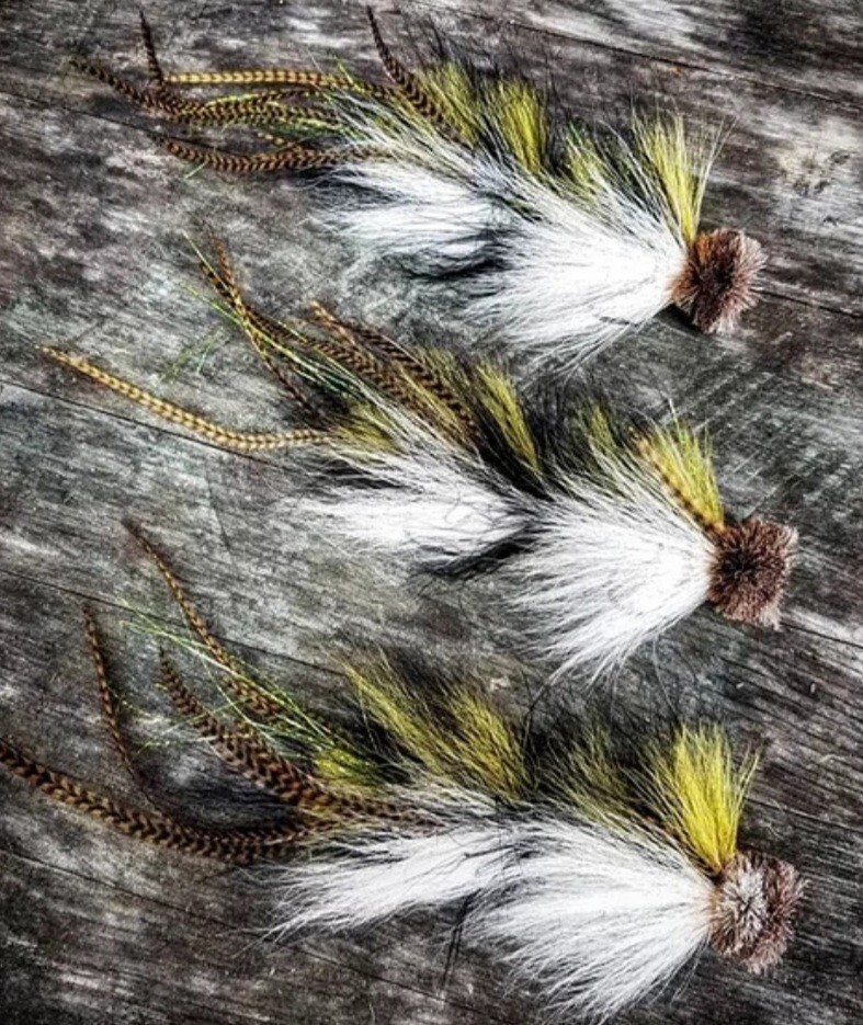 MUSKY FLIES articulated 5/0 hooks muskies muskie PROVEN fly fishing | eBay