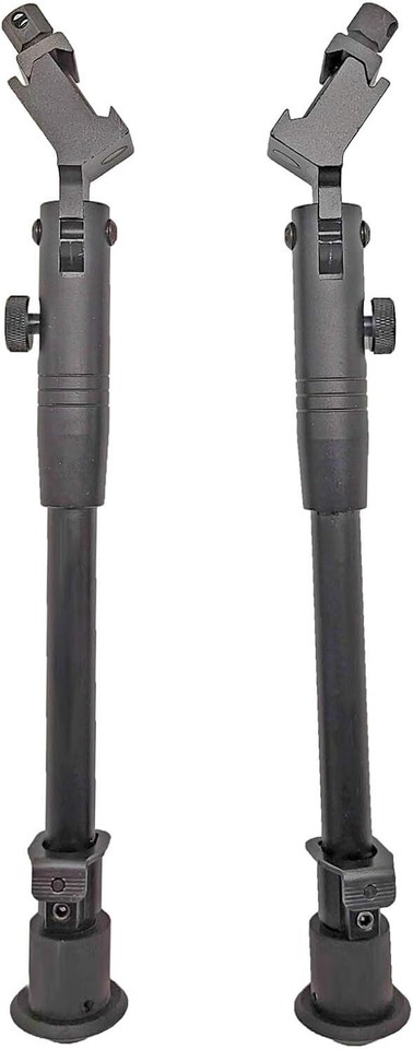 9-12 inch Tactical Dual Bipod Adjustable 20mm Picatinny/W Rail Side ...