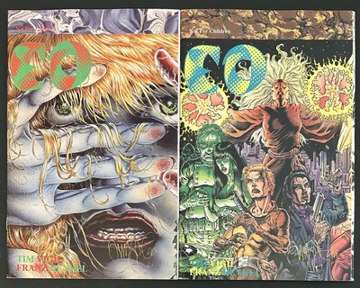 REBEL STUDIOS EO #1 WRAP COVER #2 BOTH SIGNED BY TIM VIGIL 1992 | eBay