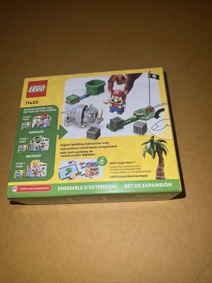 LEGO Super Mario Rambi the Rhino Expansion Set Building Toy 71420 | eBay