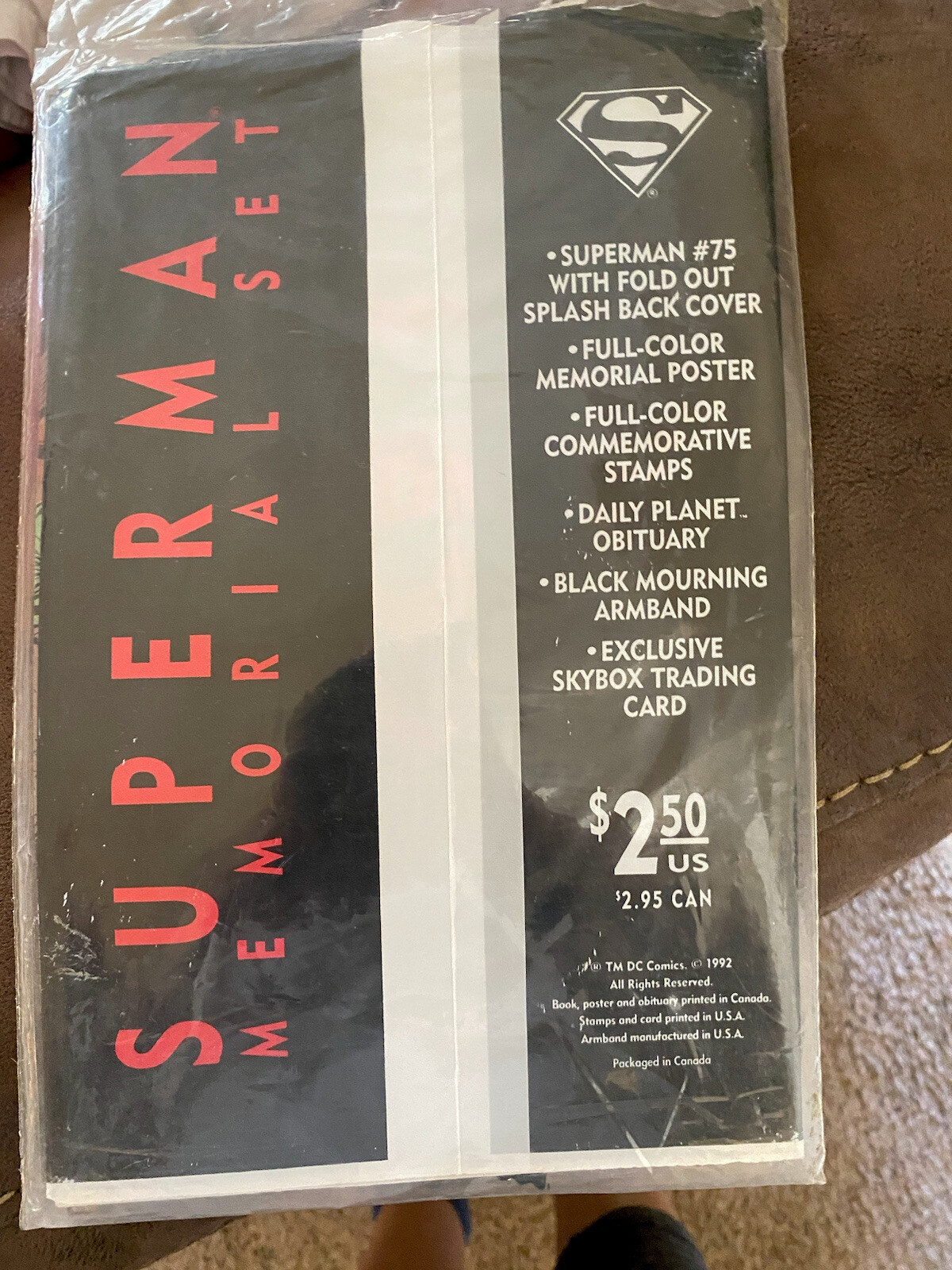 The Death of Superman (DC Comics,1992) Memorial Set | eBay