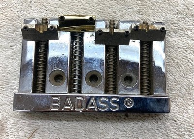 Vintage Badass Leo Quan 4 string bass bridge original style Vintage ...