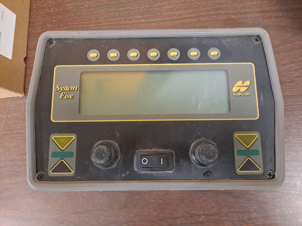 Topcon System 5 Control Box Asphalt Paver with Sonic Tracker II ...