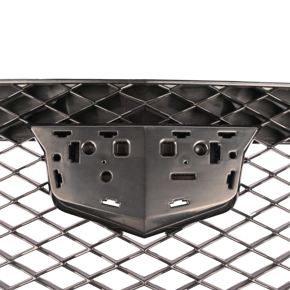 Upper Grille Front Bumper Grille Black Chrome For 2020-2022 Cadillac ...
