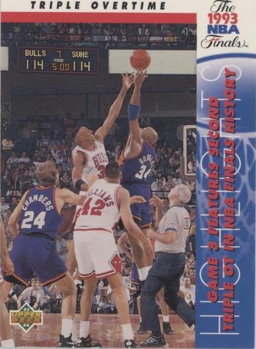 1993-94 Upper Deck - The 1993 NBA Finals Charles Barkley, Scottie ...
