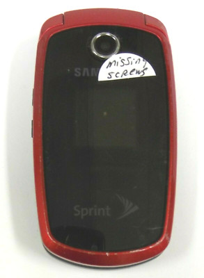 Samsung SPH-M300 - Red and Black ( Sprint ) Cellular Phone | eBay