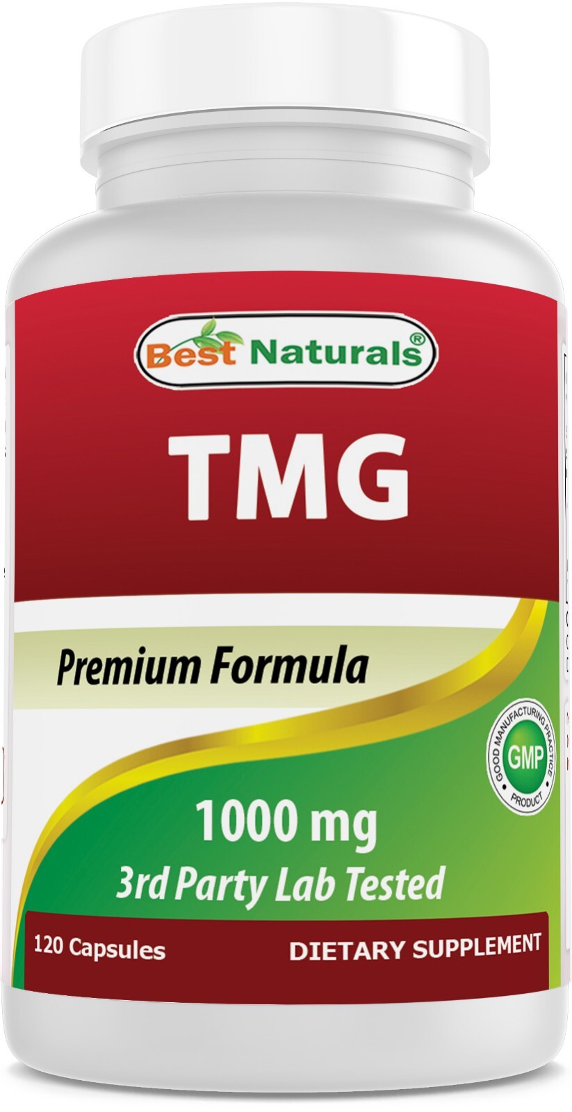 Best Naturals TMG Trimethylglycine 1000 mg Serving - 120 capsules ...