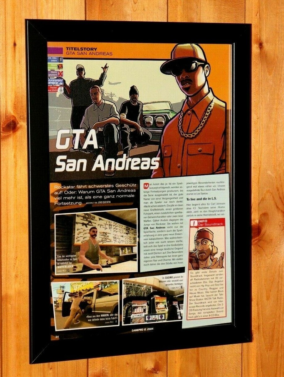 Gta San Andreas Plakat Grand Theft Auto San Andreas Big Smoke Poster