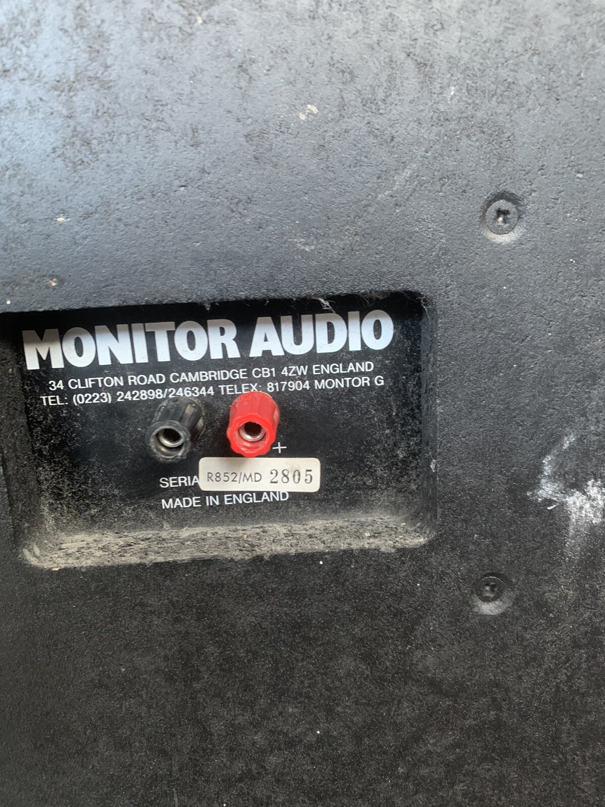 Monitor Audio R852 MD Great Vintage Speaker | eBay UK