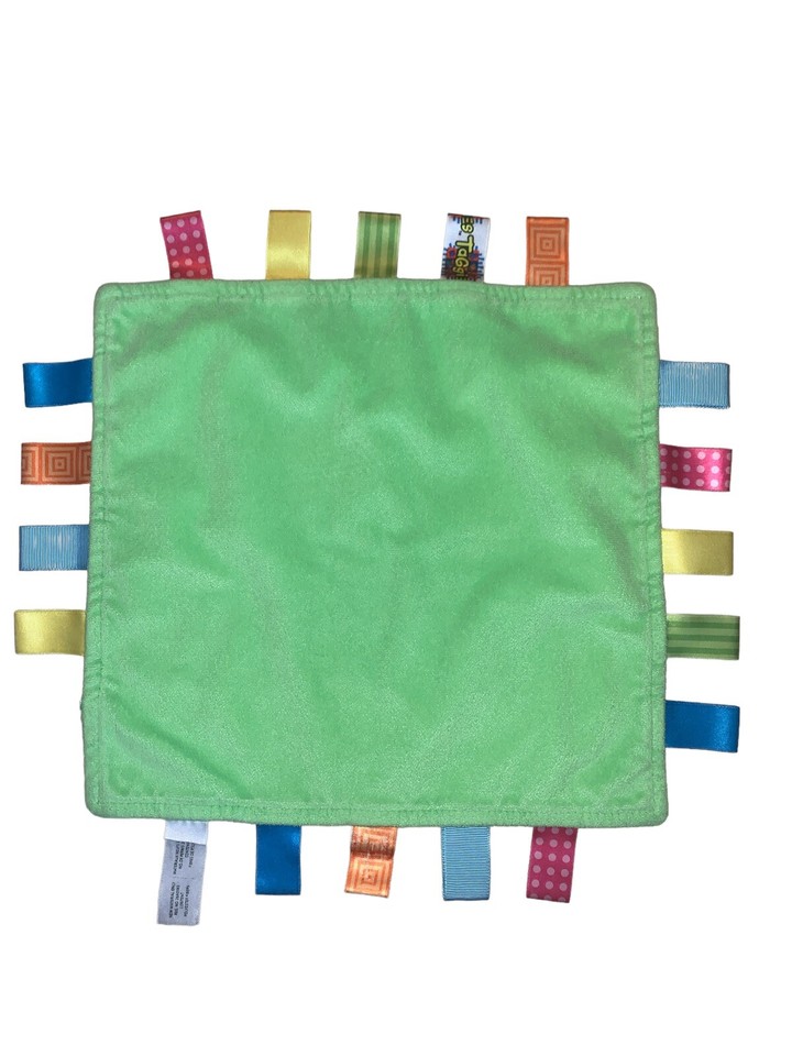 Taggies Baby Lovey Security Blanket Full Bloom Flowers Floral Tags | eBay