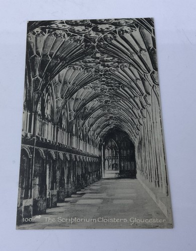 Vtg Early Postcard Gloucestershire Gloucester Cathedral Scriptorium Cloisters | eBay UK