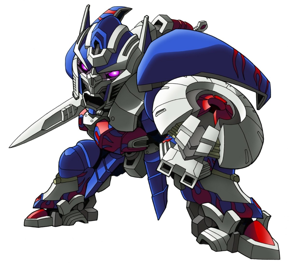 Chibi Transformatorer Prime GUBOOM Dinosaurus Speelgoed, Transformers