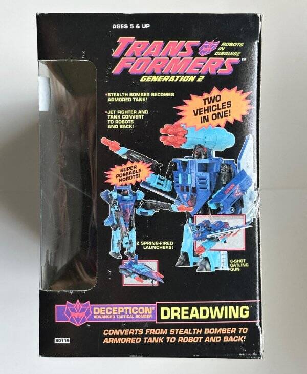 Transformers Generation 2 Dreadwing Decepticon Hasbro G2 MISB Sealed ...