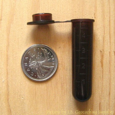 20pcs 2" Nano Geocache Containers (Plastic Tubes, Attached Cap, 5ml) | eBay