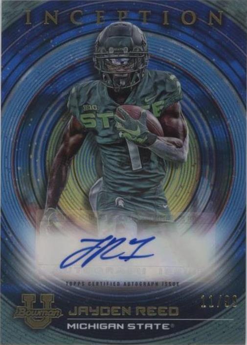 2022-23 Bowman Inception University - Autographs Jayden Reed #BIA-JRD ...