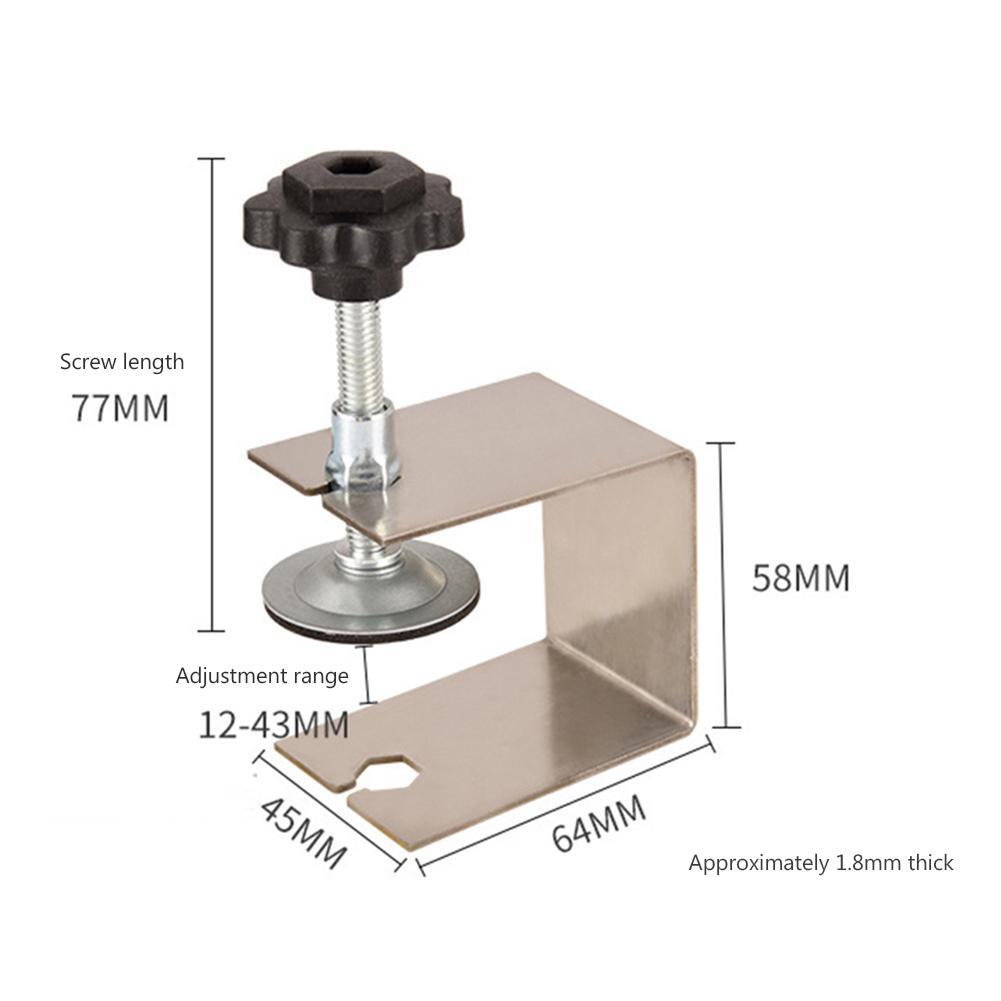 Drawer Front Fixer 64mm/54mm/73mm G-shaped Clips for Woodworking (10pcs ...