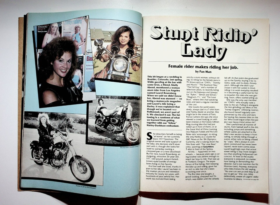 1985 August Easyriders Motorcycle Magazine David Mann Harley-Davidson ...