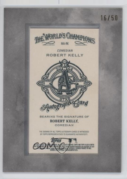 2024 Topps Allen & Ginter X 16/50 Robert Kelly #MA-RK Rookie Auto RC ...
