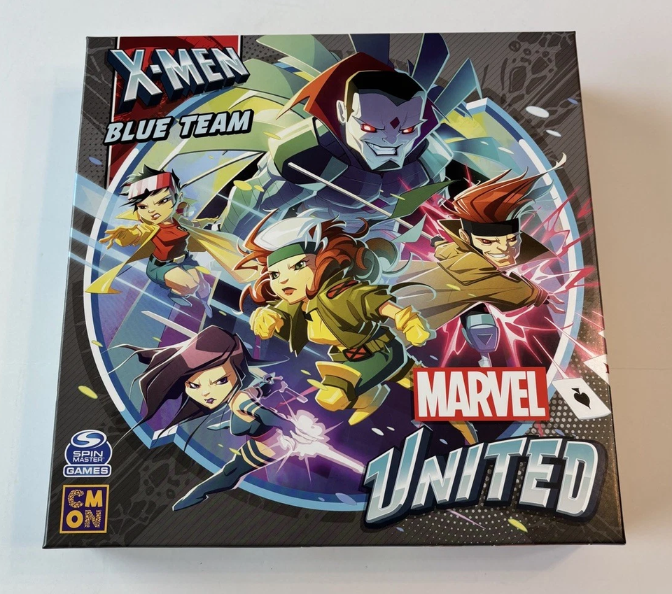 WELL PAINTED! Blue Team X-Men Marvel United CMON Retail Mint Played ...