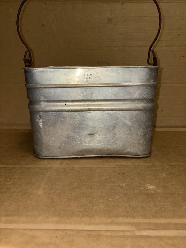 Antique Aluminum Lunch Box Coal Miner/Railroad Pail Penn Metal Ware ...