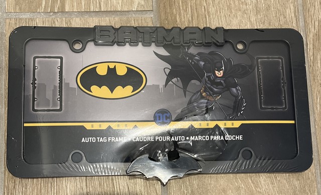 Batman License Plate Frame Auto Tag DC Comics Chroma for sale online | eBay