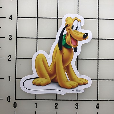 Pluto 4" Tall Vinyl Decal Sticker BOGO | eBay