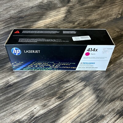 HP LaserJet 414X Magenta Ink High Yield Toner Cartridge W2023X Genuine ...