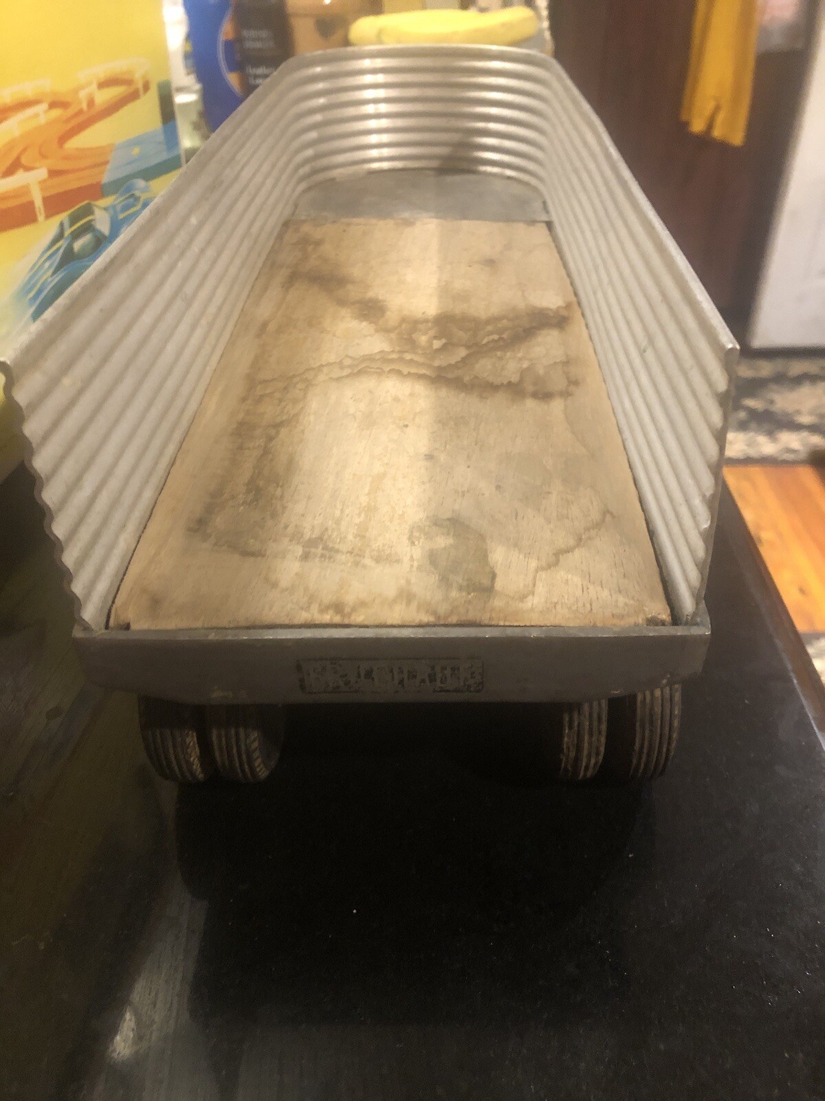 Vintage Old Smith Miller Smitty Toys Aluminum Tractor Trailer Semi ...