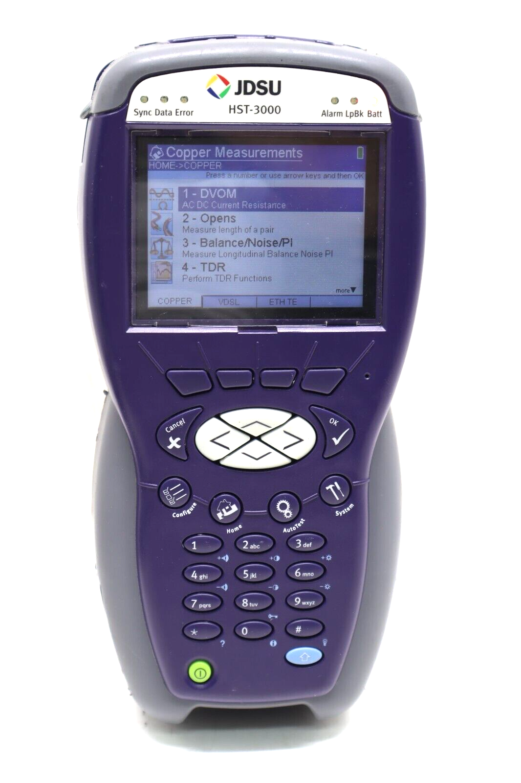 Viavi JDSU HST-3000 Color Copper Cable Tester - No Charger, Damaged ...
