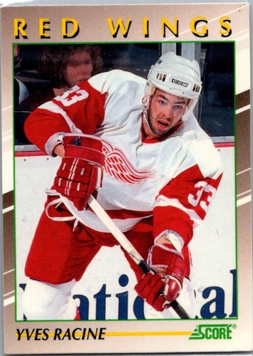 1991 Yves Racine #37 Score Detroit Red Wings 91-SRHKC#1 | eBay