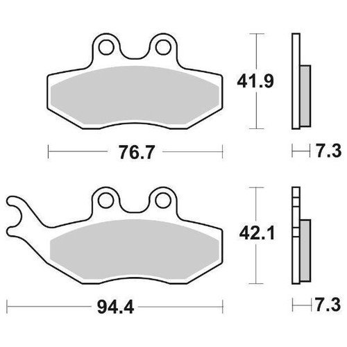Brake Pads SBS 168 HF Peugeot Geopolis Urban (Ajp ) 400 2007 2012 | eBay