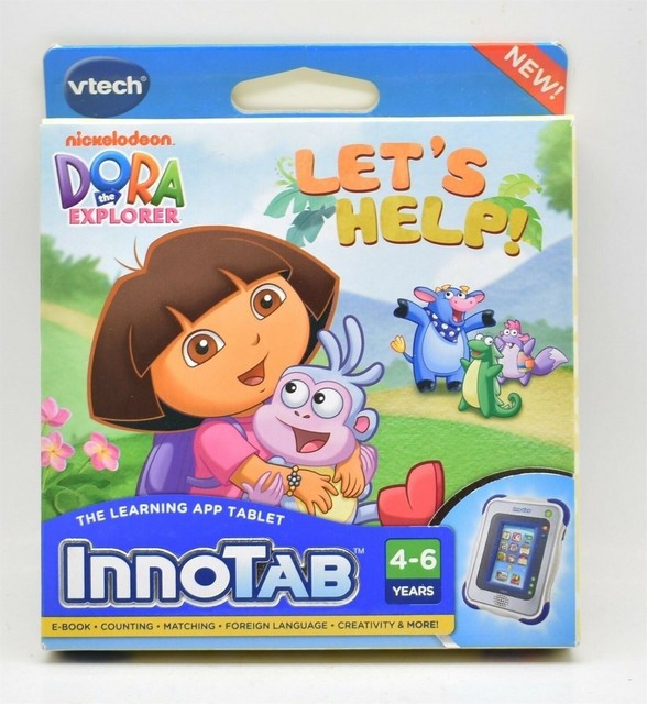 Dora The Explorer Let's Help ! Brand NEW Sealed Innotab Learning App ...